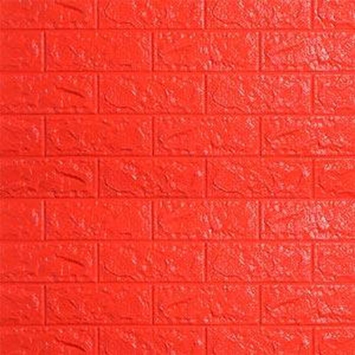 Jual WALLPAPER 3D ZT0112 BRICK FOAM RED WALLPAPER DINDING BATU BATA ...