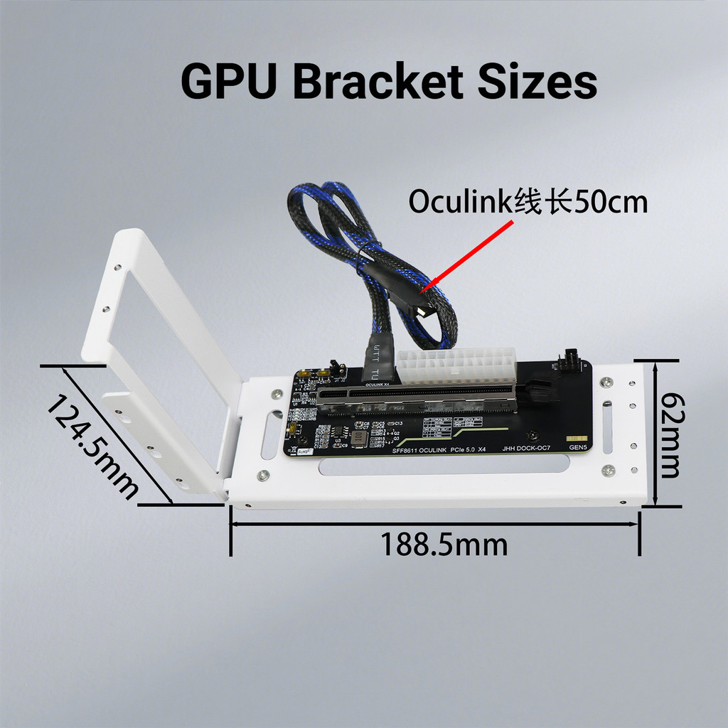 Jual PCIE 5.0 X4 DOCK-OC7 GEN5 OCULINK 4I LAPTOP EXTERNAL VIDEO CARD ...