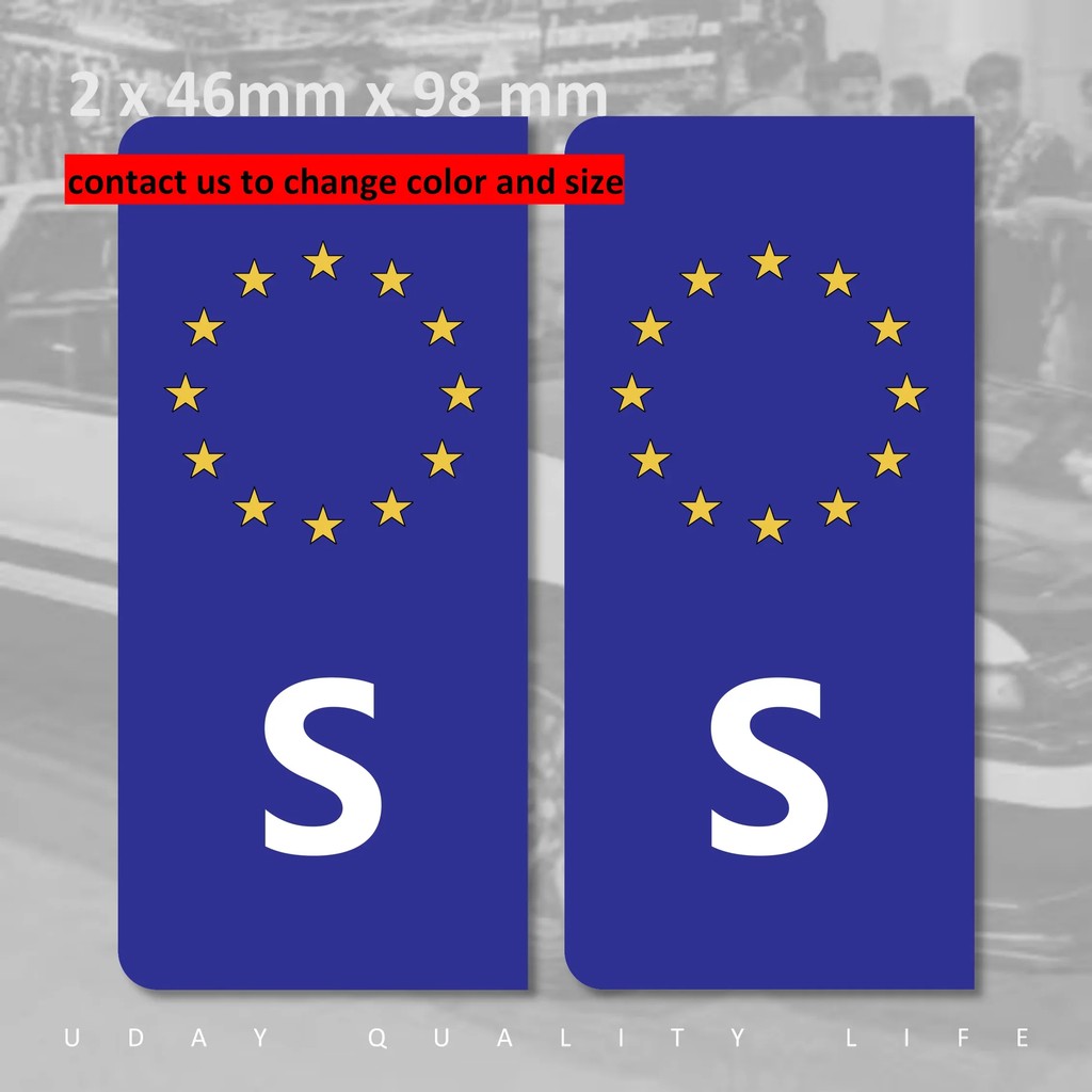 Jual M Nl Pl P Ro Sk Slo E S Eu Country Identifier For Vehicle ...