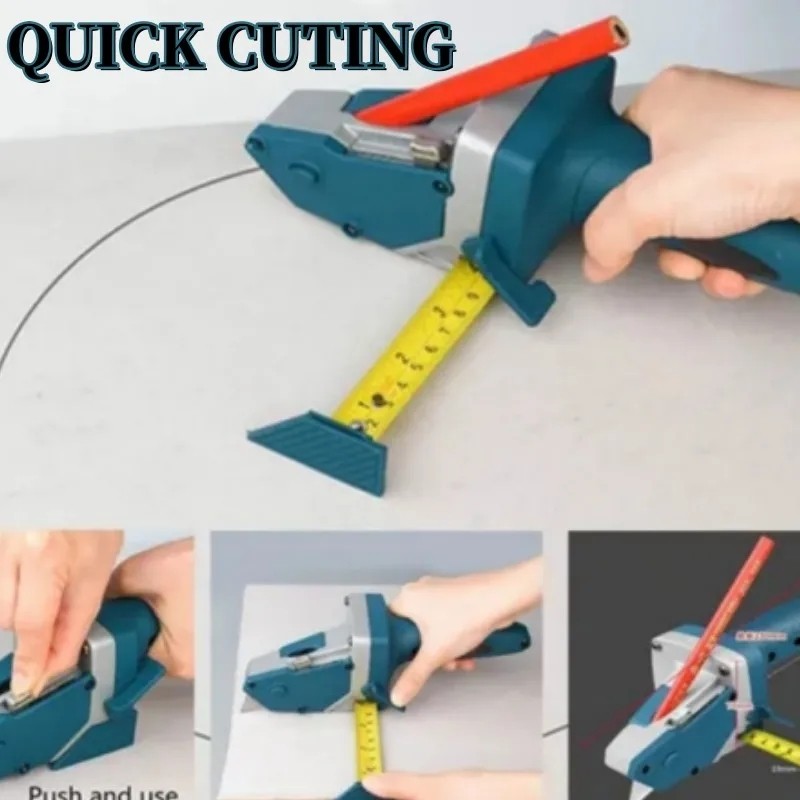 Jual Hand Tools Plasterboard Edger With 5M Tape Measure Drywall Cutting ...