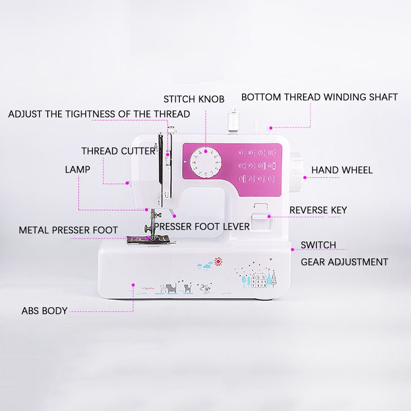 Jual Zmnx-8090 Fully Automatic Diy Sewing Machine Overlock Function ...