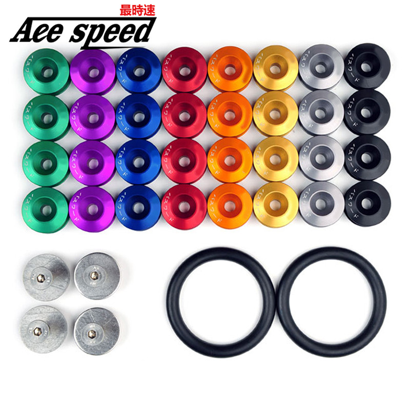 Jual Jdm Style Aluminum Bumper Quick Release Fasteners Fender Washers ...