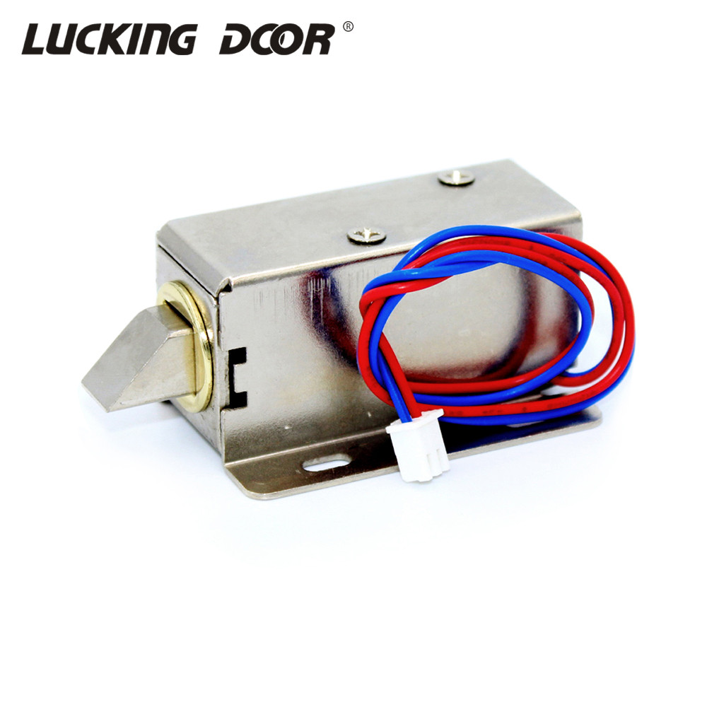 Jual Electronic Door Lock Catch Door Gate 12V 0.4A Release Assembly ...