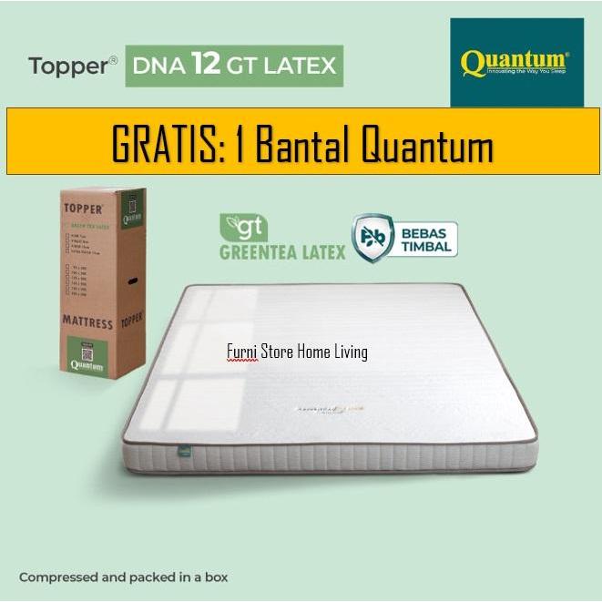 Jual Quantum Topper Greentea Latex DNA 12 CM 160X200 CM TEBAL 12 CM ...