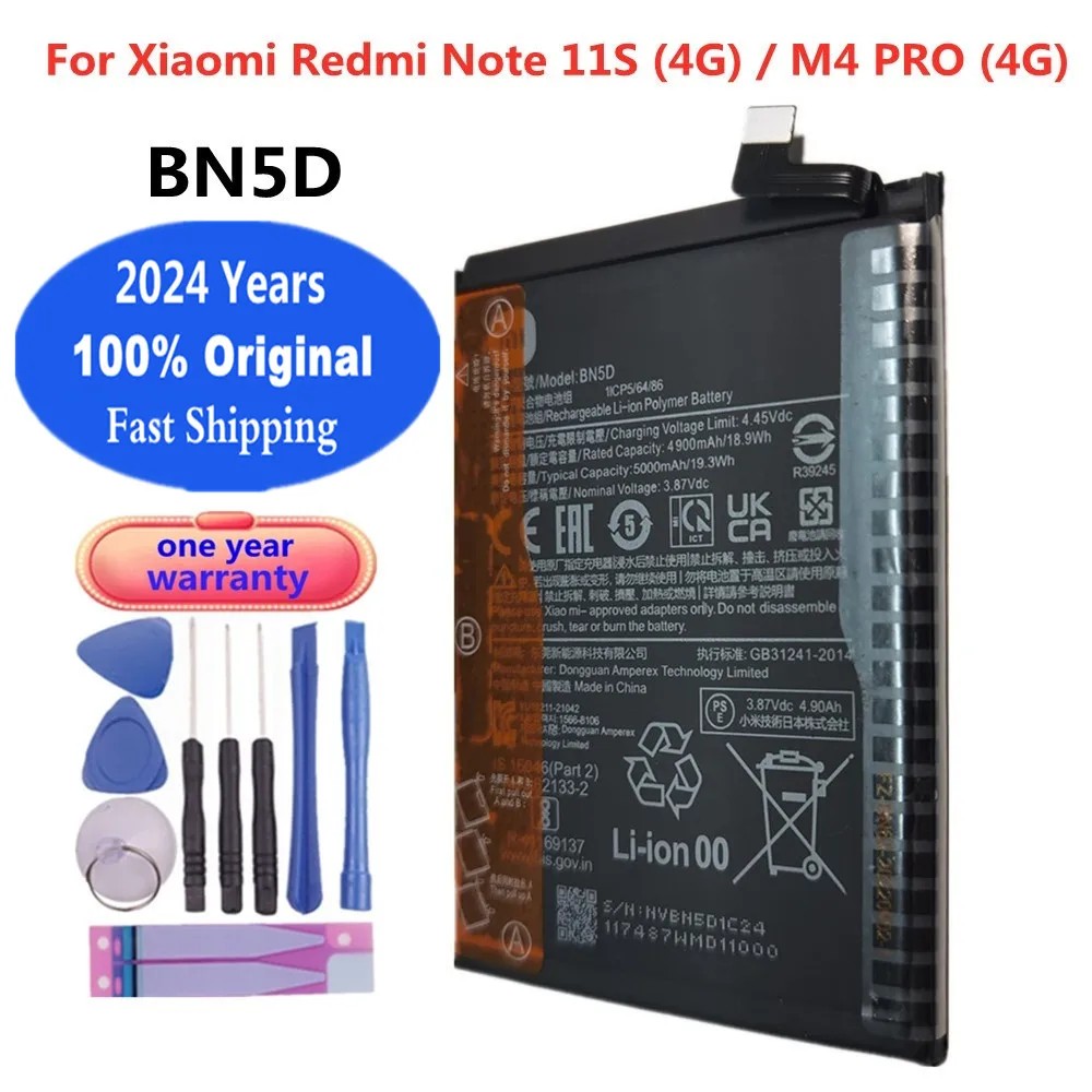 Jual 2024 Years BN5D Original Phone Battery For Xiaomi Redmi Note M4Pro ...
