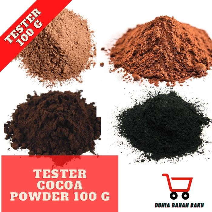 Jual 0tb6 Tester Cocoa Powder 100 G Coklat 100% Asli (Bt Cocoa, Delfi ...