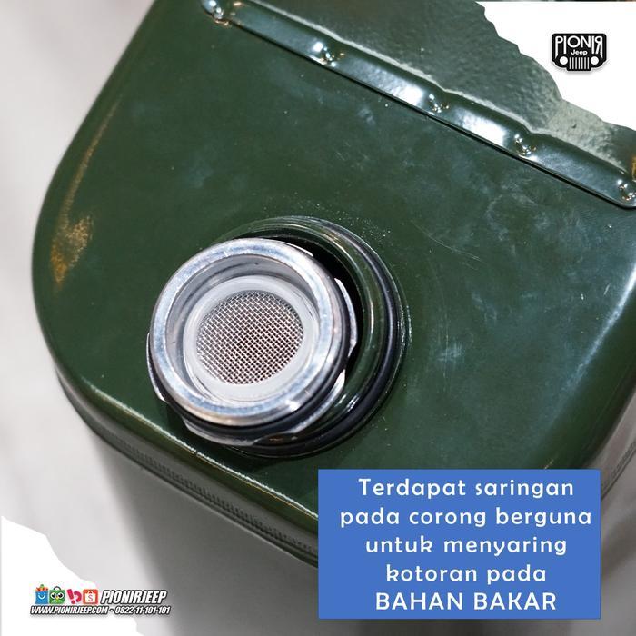 Jual kytf- Jerigen Besi Bensin Solar Army Nato Military Steel Jerrycan ...