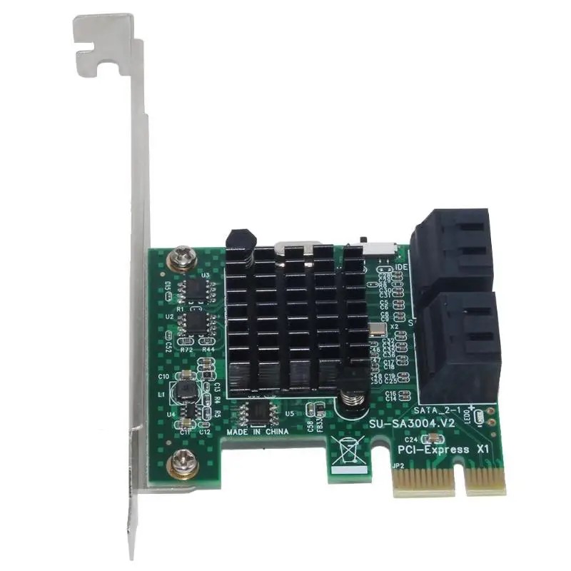 Jual 4 port Serial ATA 3.0 to PCIe expansion Card PCI express PCI e ...