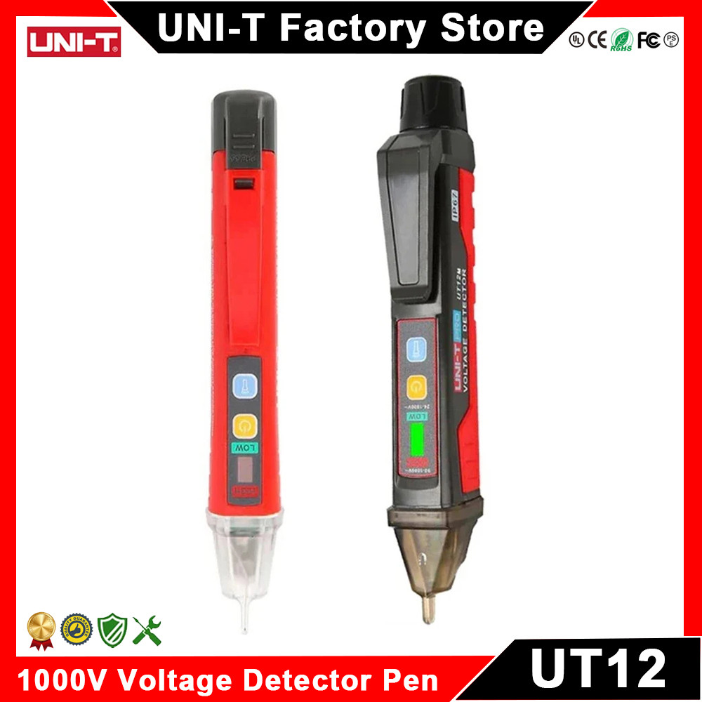 Jual UNI-T UT12D UT12E UT12M Voltage Detector Pen 1000V Volt Tester ...