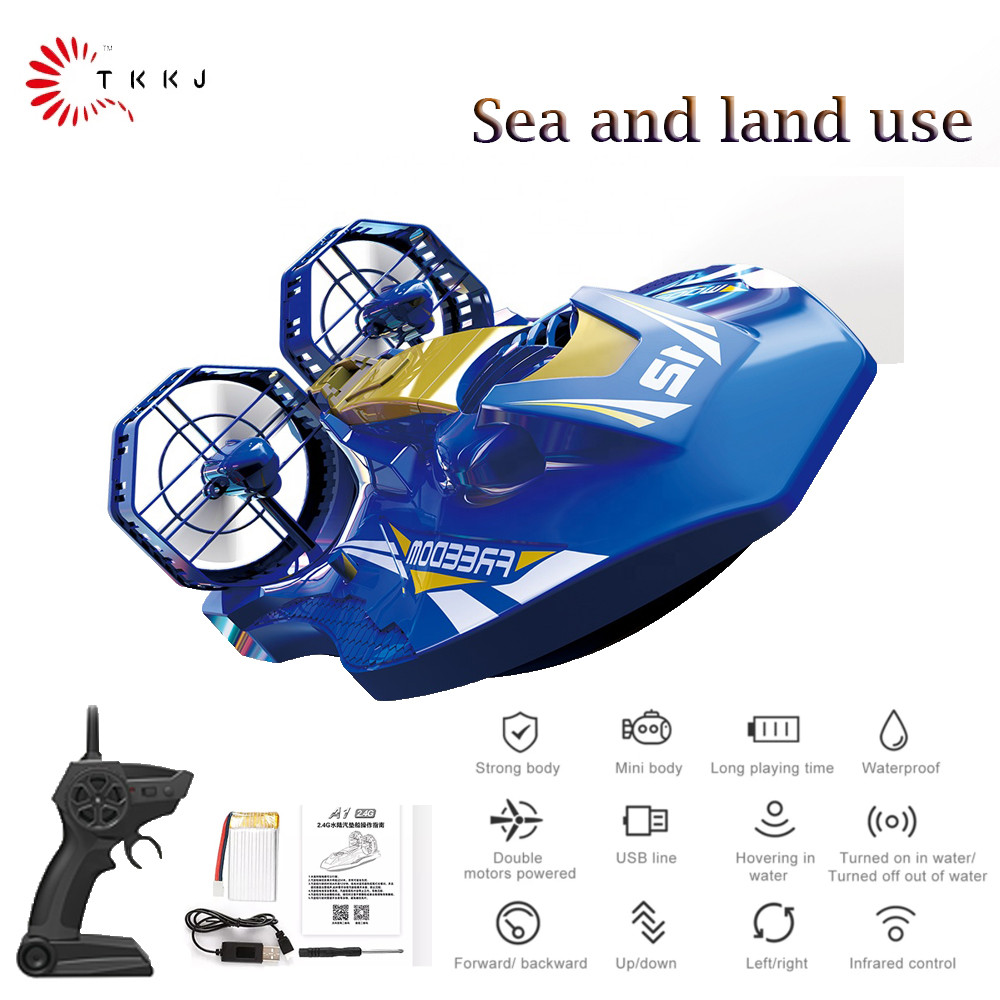 Jual 2IN1 Water Land Amphibious Drift RC Car 2.4G 4CH Remote Control ...