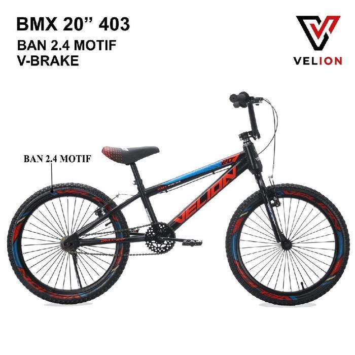 Jual Sepeda Bmx 20 Velion Frame Besi Spoke Motor Ban Jumbo 2.40 Anak ...