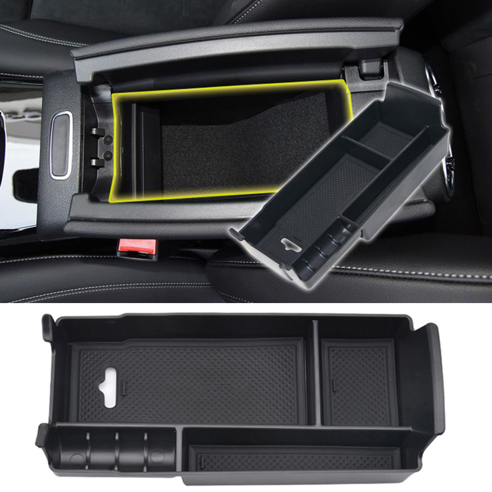 Jual Car Interior Central Armrest Storage Box Container Tray For ...