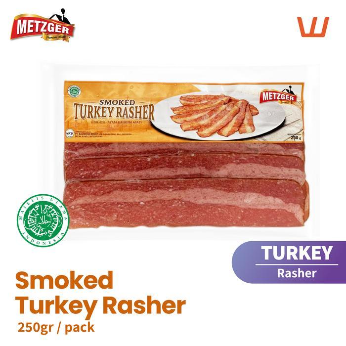 Jual kfud- Daging Bacon Turkey Metzger Halal 250G Frozen | Shopee Indonesia