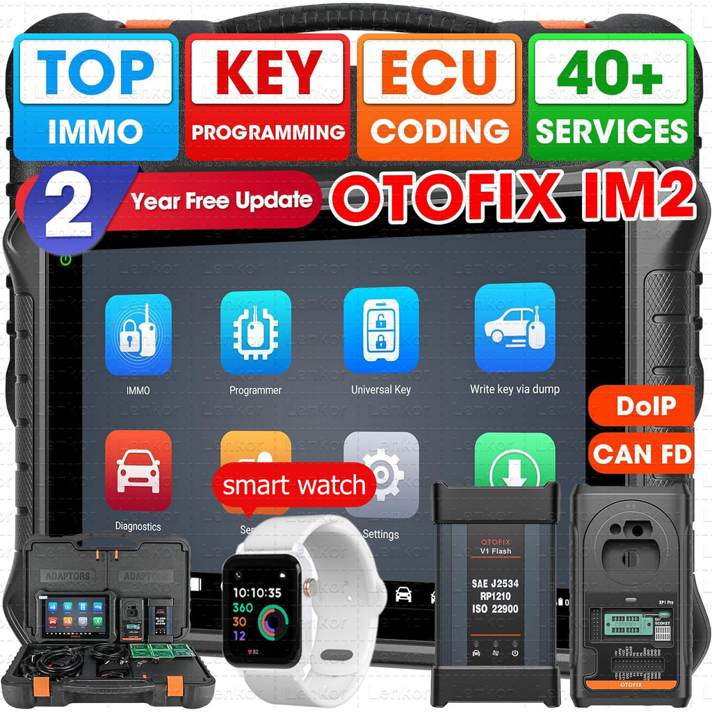 Jual JUAL OTOFIX IM2 Key Programming Tool 2-Year Update IMMO Car Scan Tool Advanced ECU Coding ...