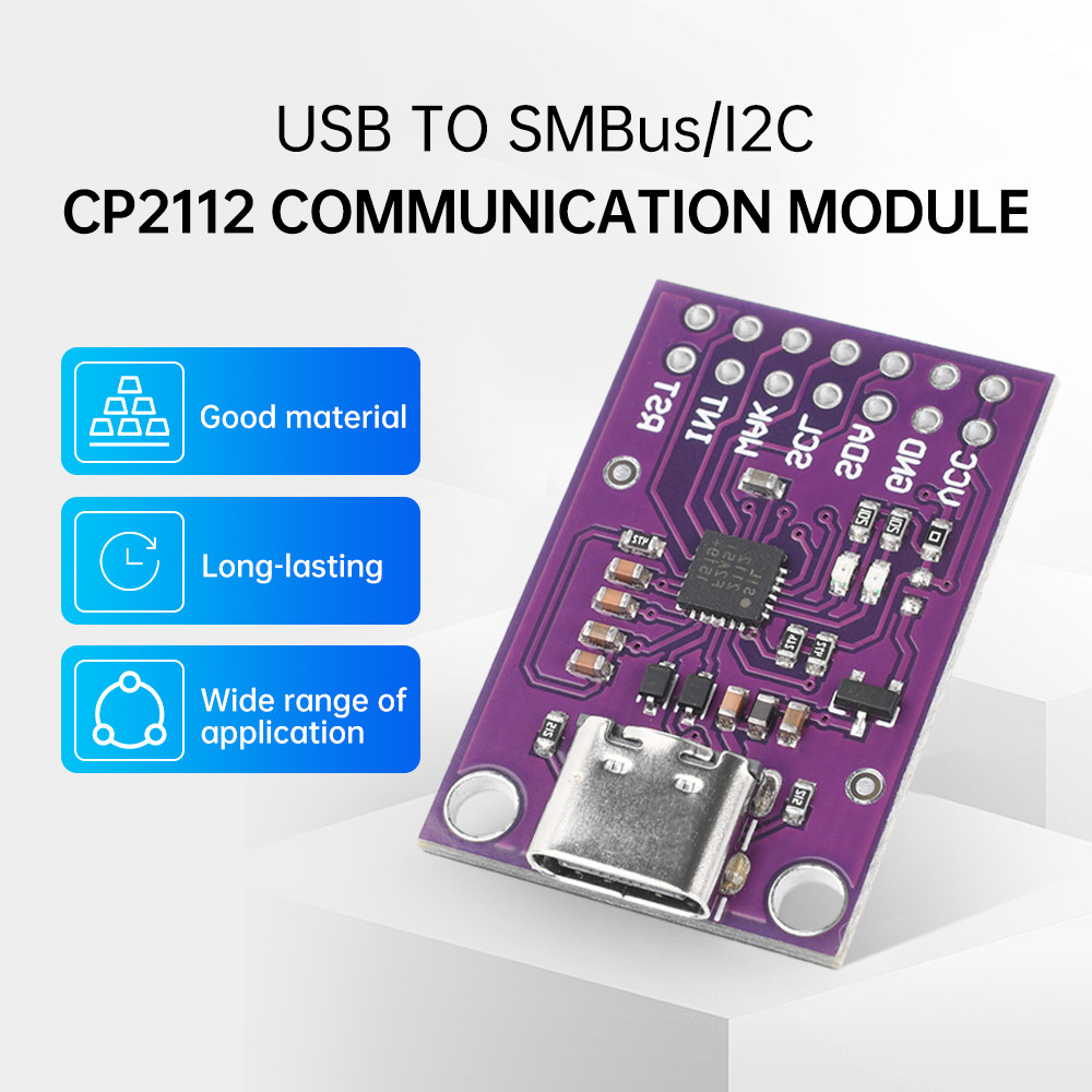 Jual BARU CP2112 Module Usb To Smbus/I2C USB To I2C Communication Module Electronic Signal ...