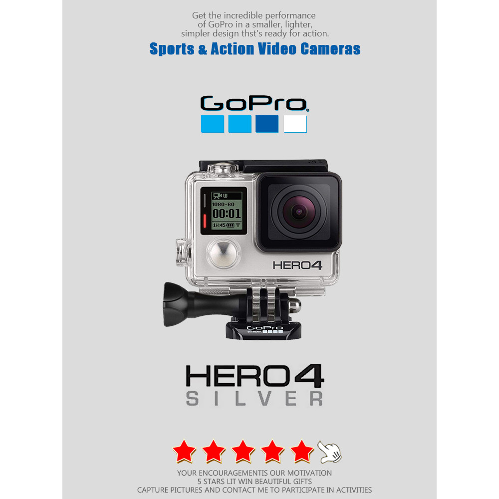 Jual GoPro HD Hero 4 Silver Action Camcorder GOPRO HERO 4 Waterproof ...