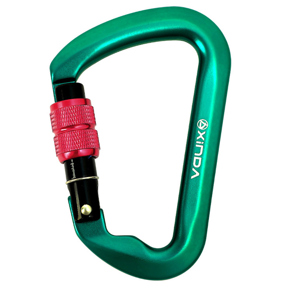 Jual 30kN Climbing Carabiner Heavy Duty D-Shaped Carabiners Mountain ...