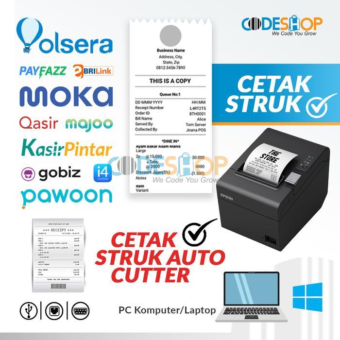 Jual ORIGINAL Printer POS Kasir Epson TM-T83III Struk Thermal 80 MM ...