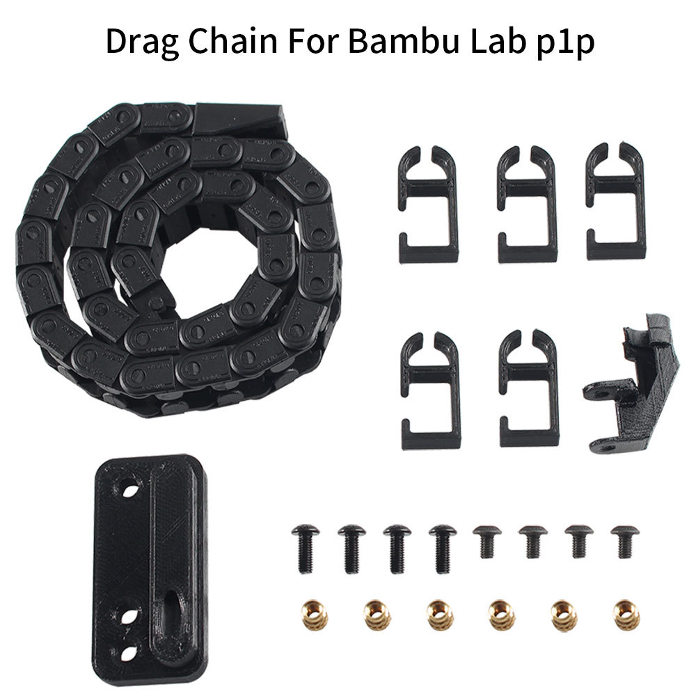 Jual STOK TERBATAS! For Bambu Lab P1P Drag Chain Assembly Kit Cable ...