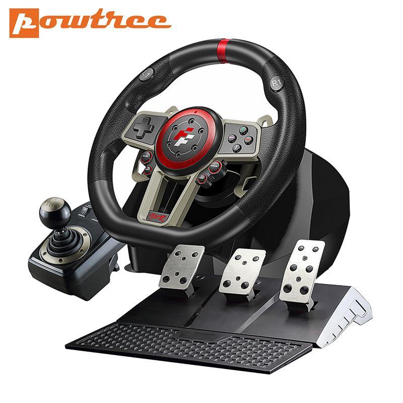 Jual New Racing Steering Wheel For PS4/PS3/PC/Switch/Xbox One/Xbox 360 ...