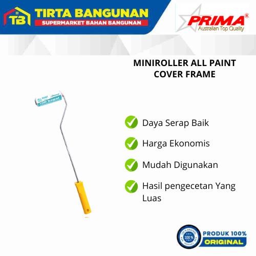 Jual PRIMA ALL PAINT MINIROLLER COVER & FRAME LONG 110MM / ROLL KAPAL ...