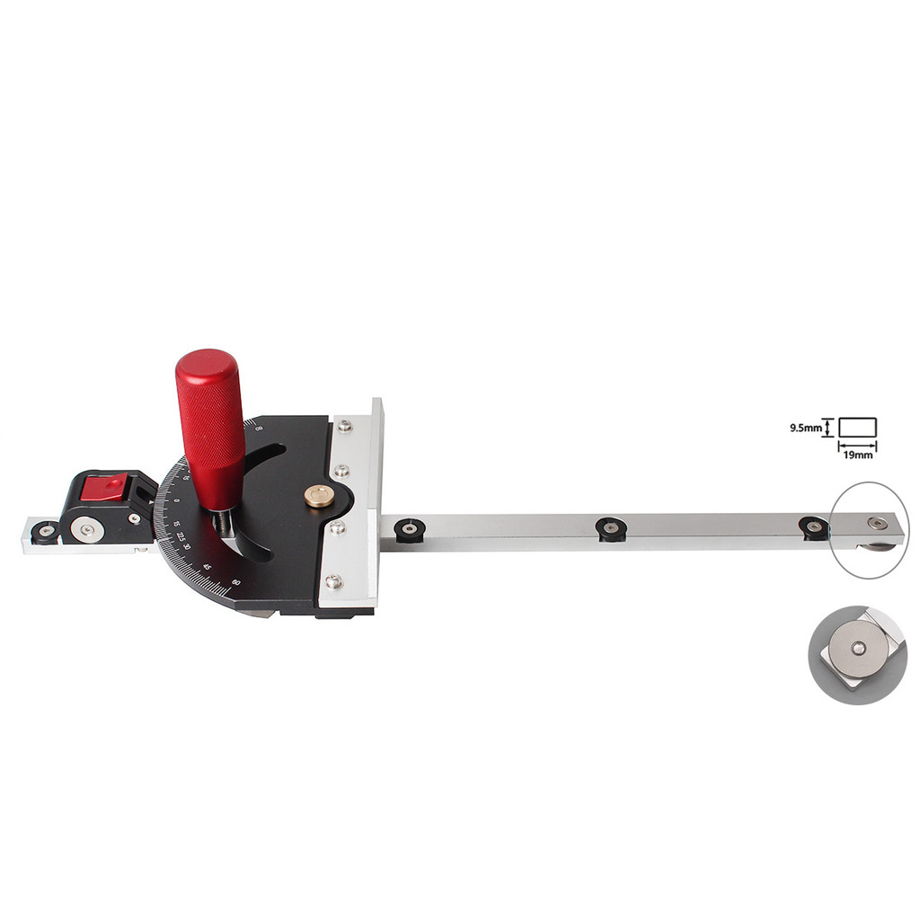 Jual High-precision Miter Gauge Handle Benches Table Saw Router Miter ...