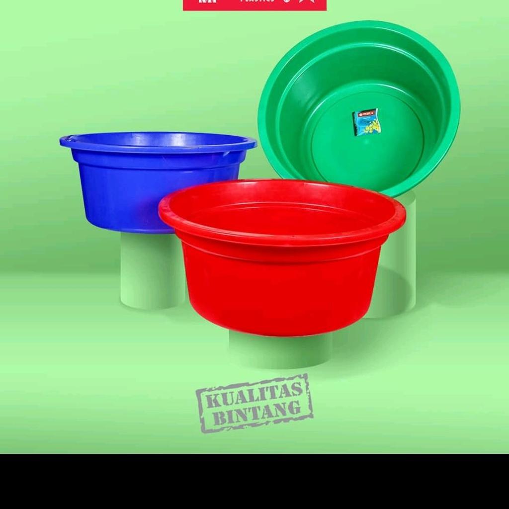 Jual Baskom Air Jumbo Besar Plastik Awet Murah Tebal Premium Lion Star ...