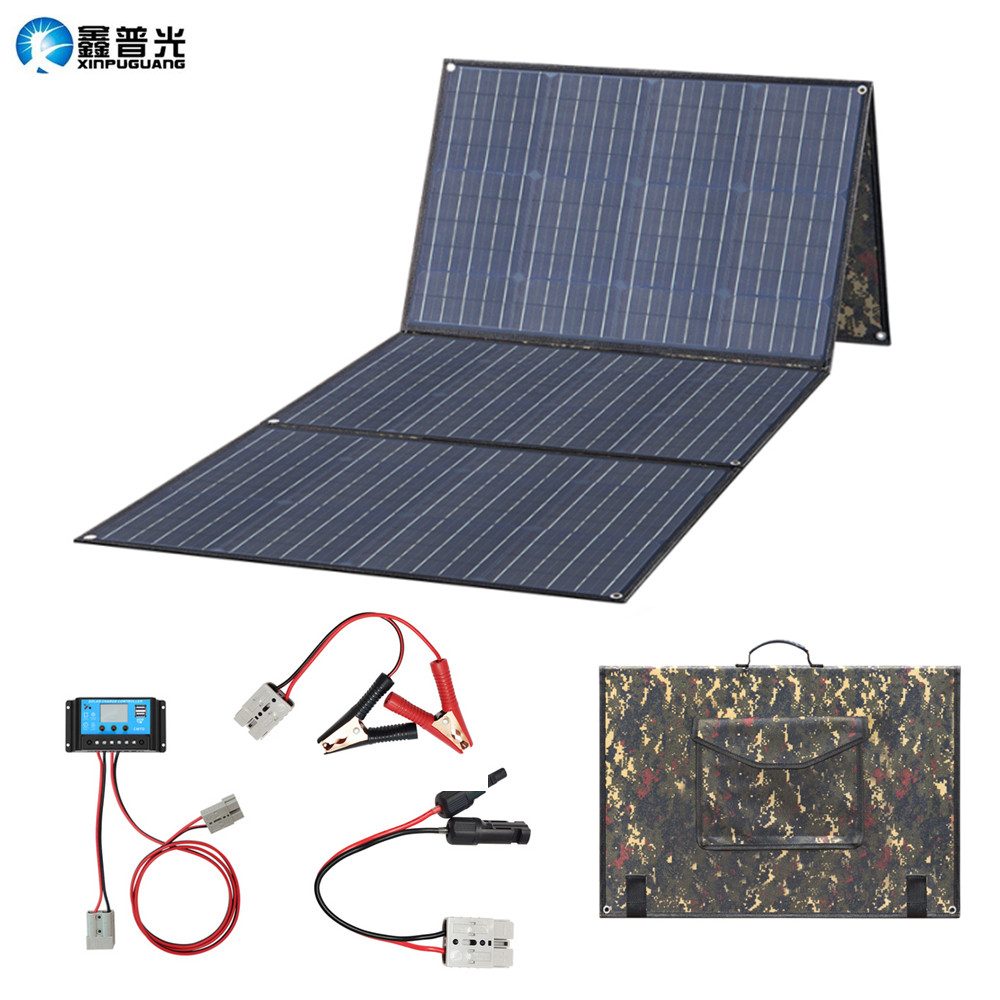 Jual Foldable Solar Panel 200W 150W 100W 12V Portable Solar Charger ...