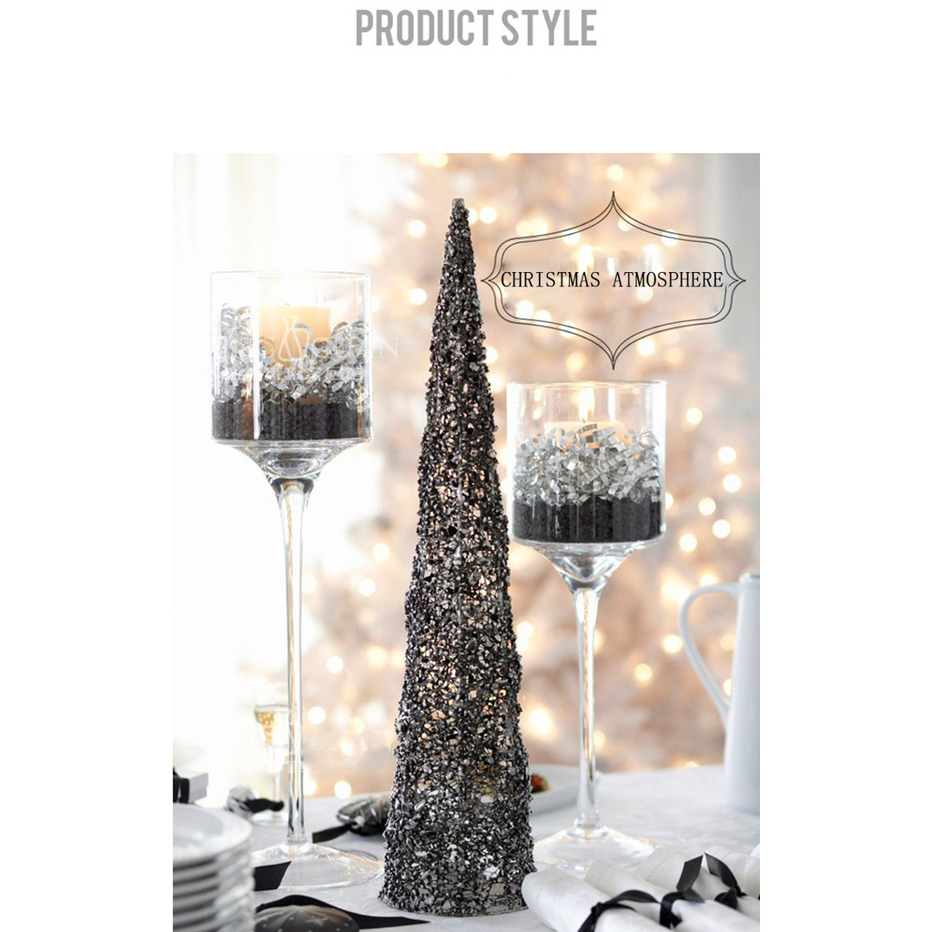 Jual 3PCS Set Crystal Candle Holder Glass Candles Candleholder Wedding Ideas Romantic Home Bar ...