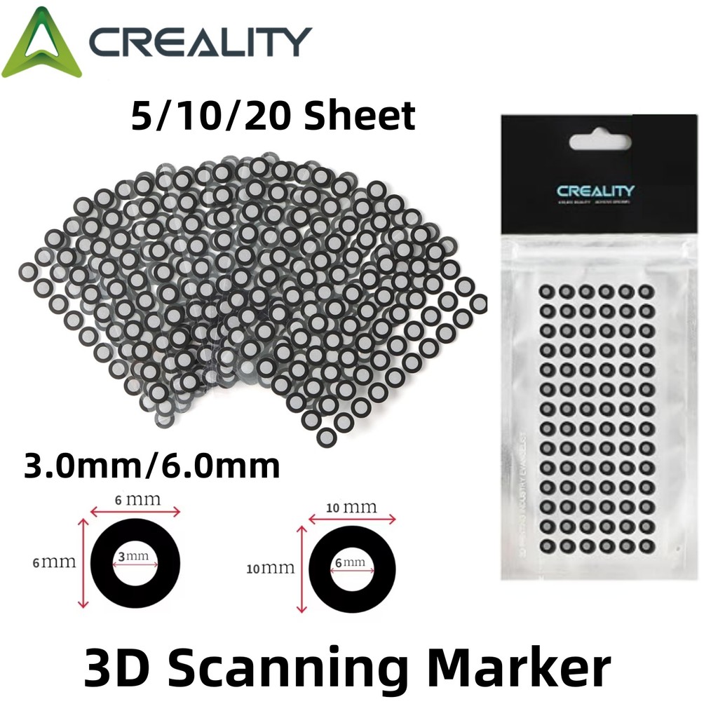 Jual Creality 3.0/6.0mm 3D Scanning Marker for 3D Scanner, 3D Tracking ...