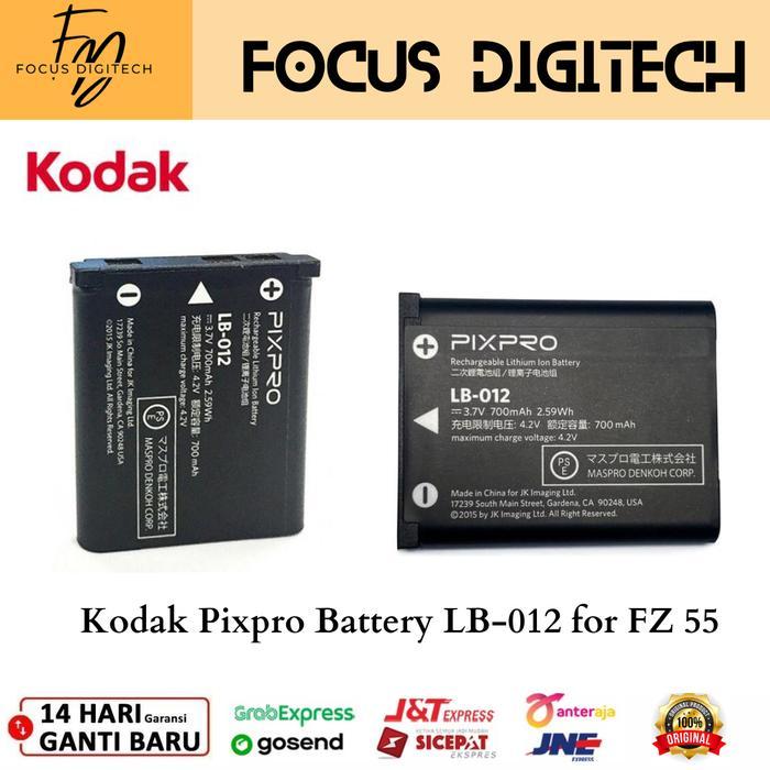 Jual Kodak Pixpro Lb-012 Lithium-Ion Battery 700Mah (Kodak Pixpro Fz55 ...