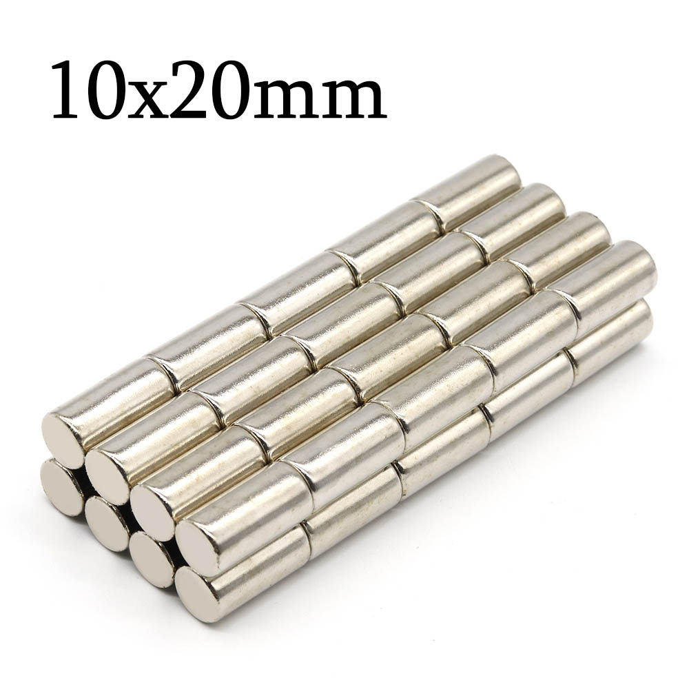 Jual 10Mmx20Mm Super Round Neodymium Magnet Powerful Magnets N35 Small ...