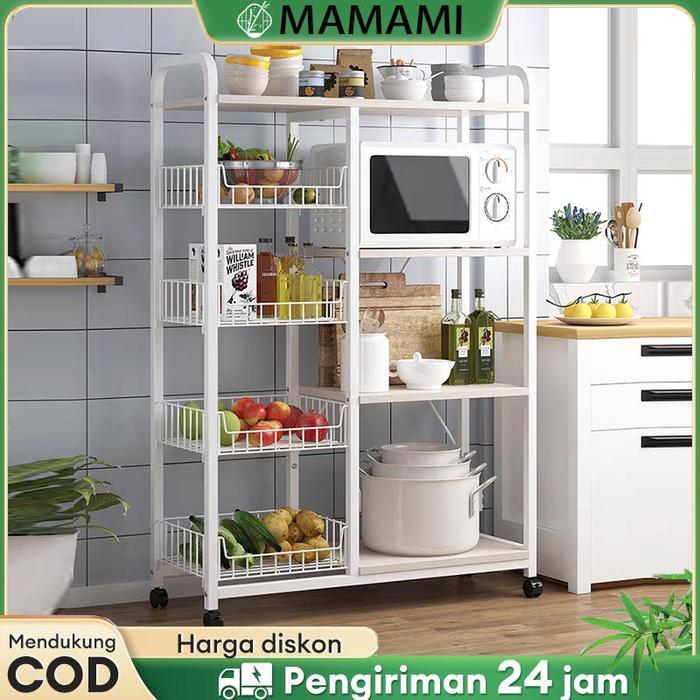 Jual Rak Dapur Susun Minimalis / Rak Oven Microwave/ Kitchen Rack/ Rak ...