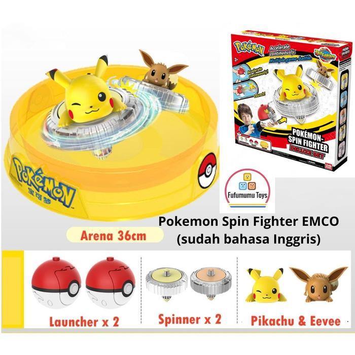 Jual BRG BARU Emco Spin Fighter Deluxe Set dapat Arena + 2 Launcher + 2 ...