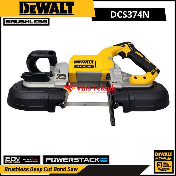 Jual DEWALT DCS374N Mesin Gergaji Besi Baterai Cordless Brushless Deep ...