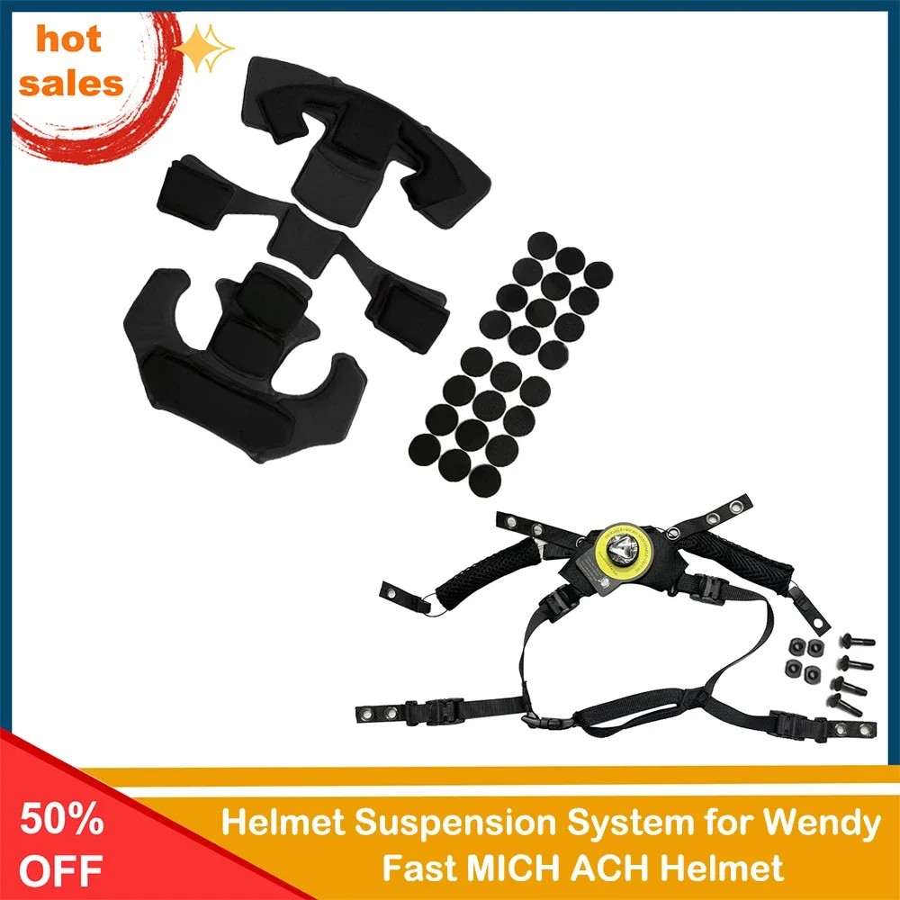 Jual New Upgrade Wendy Helmet Suspension System Helmet Lanyard Fast ...