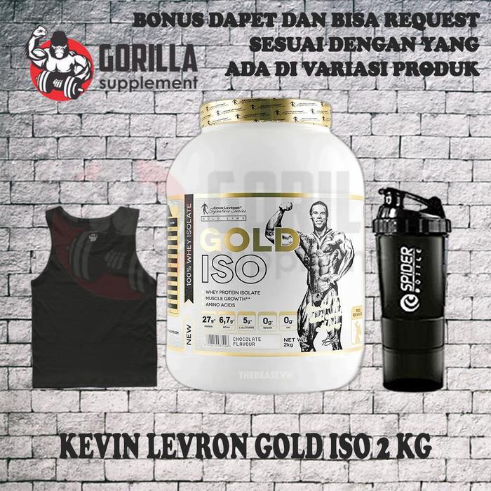 Jual Kevin Levrone Gold Series Iso 2 kg 4.4Lb Whey Protein Isolate ...