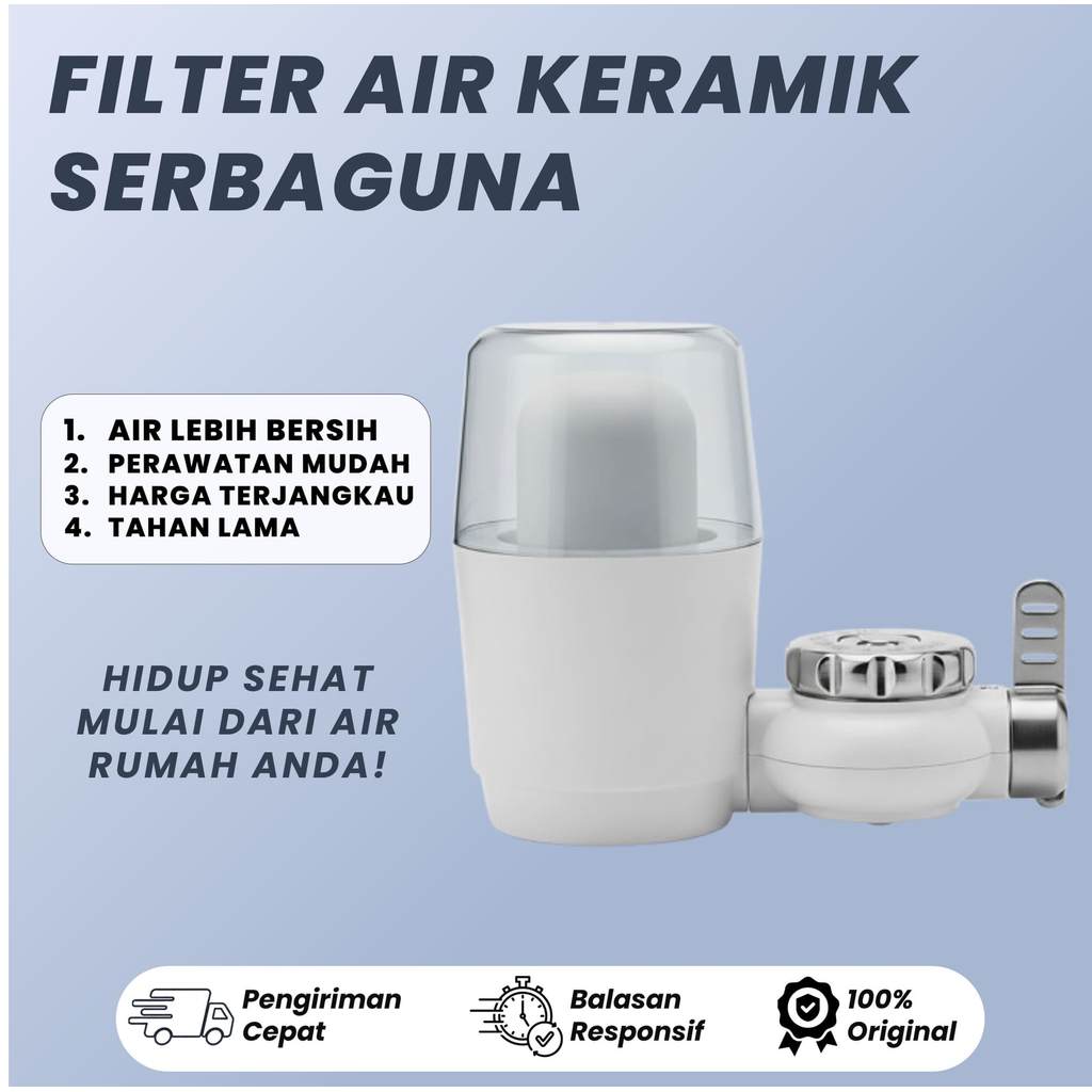 Jual Der Doly Filter Air Keran Penyaring Air Kran untuk Dapur & Kamar ...