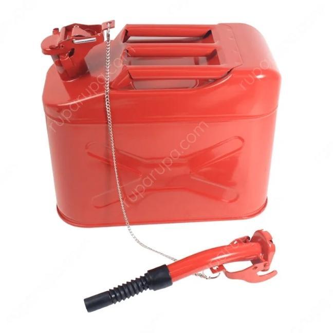 Jual KRISBOW 10 LTR JERIGEN BAHAN BAKAR GAS & SOLAR BESI - MERAH ...