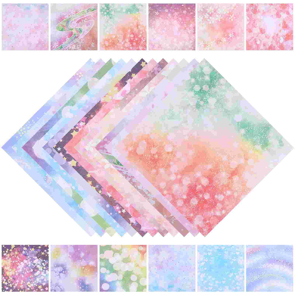 Jual 50 Sheets Paper Square Colorful Colorful Craft Origami Papers ...