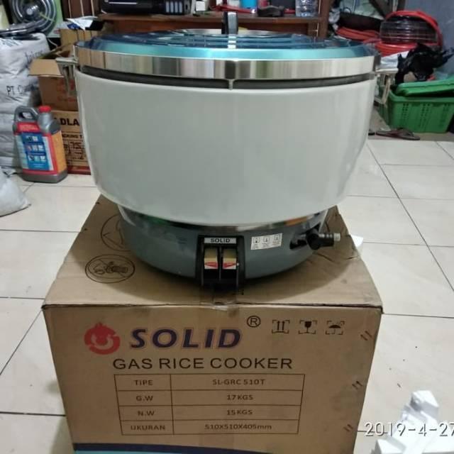 Jual Gas rice cooker/Rice cooker/penanak nasi merk solid ukuran 10 ...