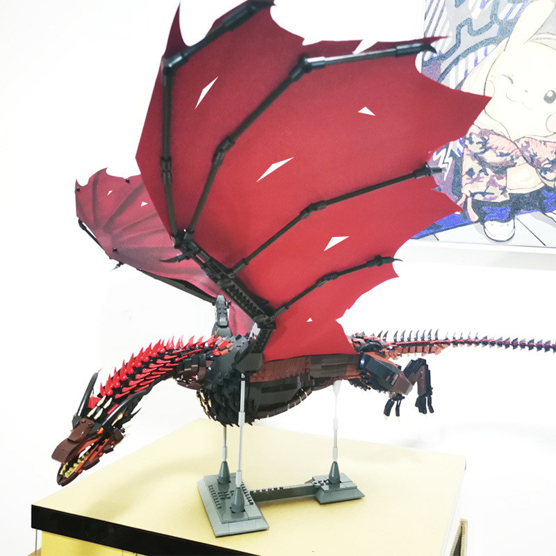 Jual Movie Series The Drogon and Viserion Dragon Model Building Blocks ...