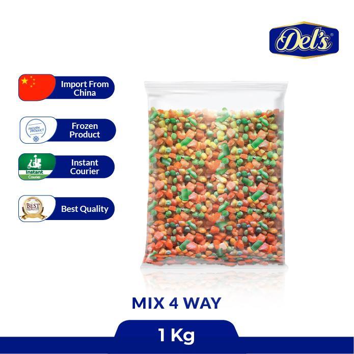 Jual Frozen Mix Vegetable 4 Way - kombinasi 4 sayuran1KG | Shopee Indonesia