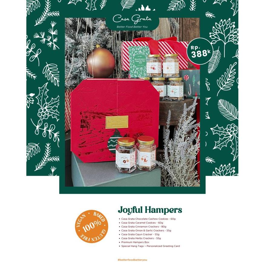 Jual Casa Grata Joyful Christmas Hampers Gluten Free & Vegan - 1 Box ...
