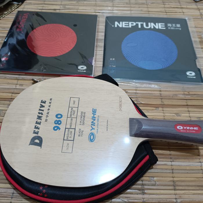 Jual PAKET BET TENIS MEJA YINHE 980 DEFENSIVE PLUS BINTIK NEPTUNE ...