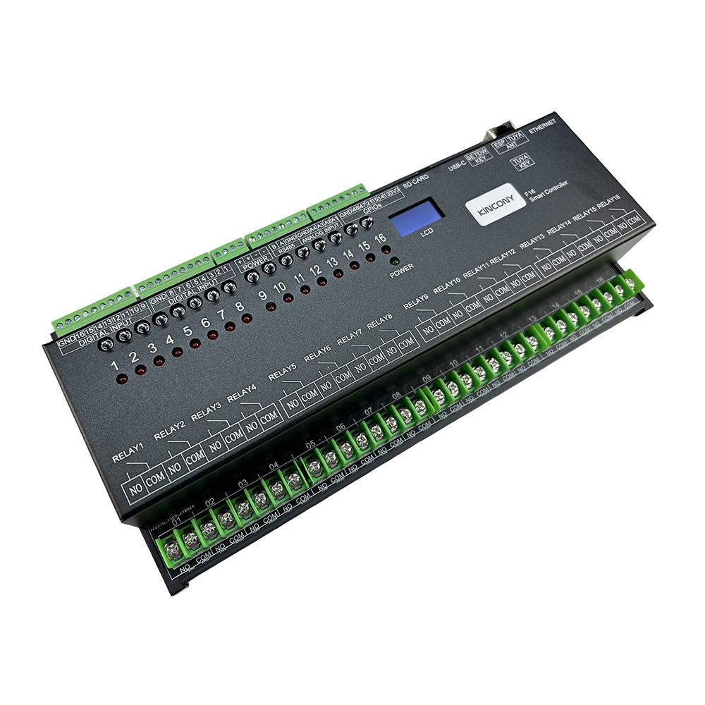 Jual JUAL Kincony F16 ESP32-S3 Smart Home Automation Controller with 16 ...