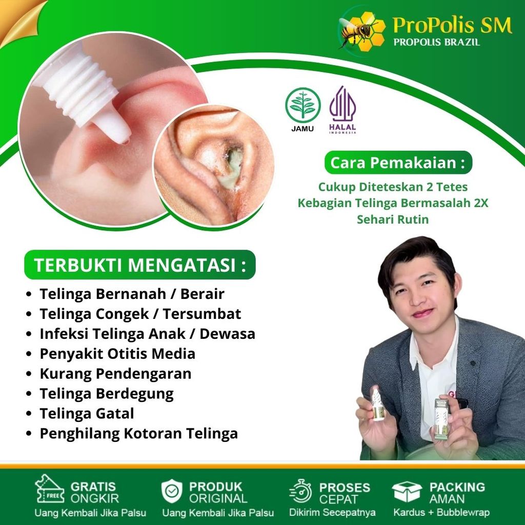 Jual PROPOLIS SM 100% Asli Original Untuk Obat Bisul Di Dalam Telinga ...
