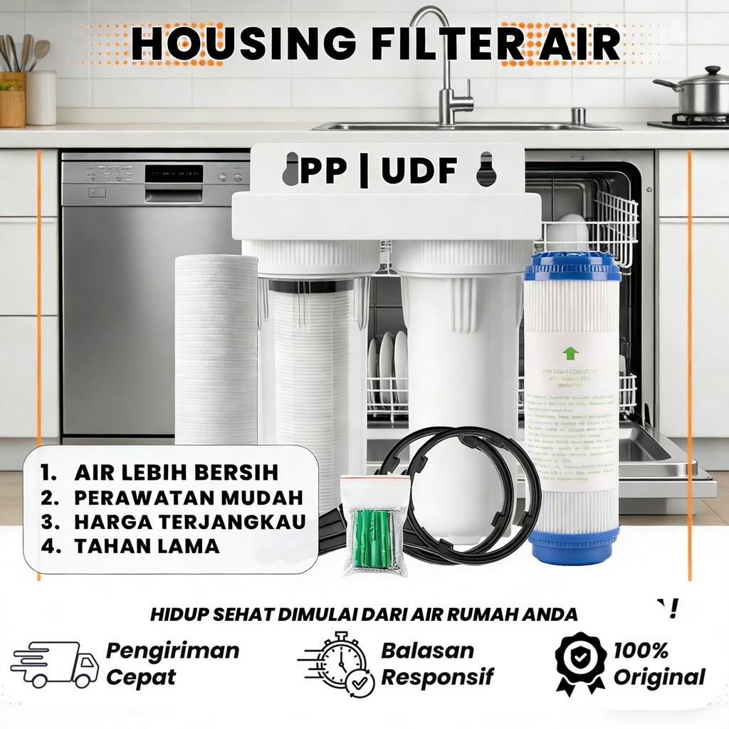 Jual Der Doly Filter Air Saringan Air 2 Tahap 10” PPF & UDF - PDAM, PAM ...