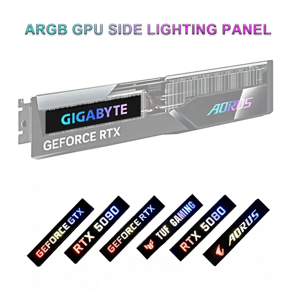Jual ARGB GPU Side Panel RTX 4090 3090 MIni VGA Lightboard 5090 5080 ...