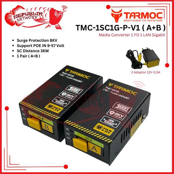 Jual Tarmoc TMC-1SC1G-P-V1 HTB mini Media Converter 1 SC - 1 LAN ...